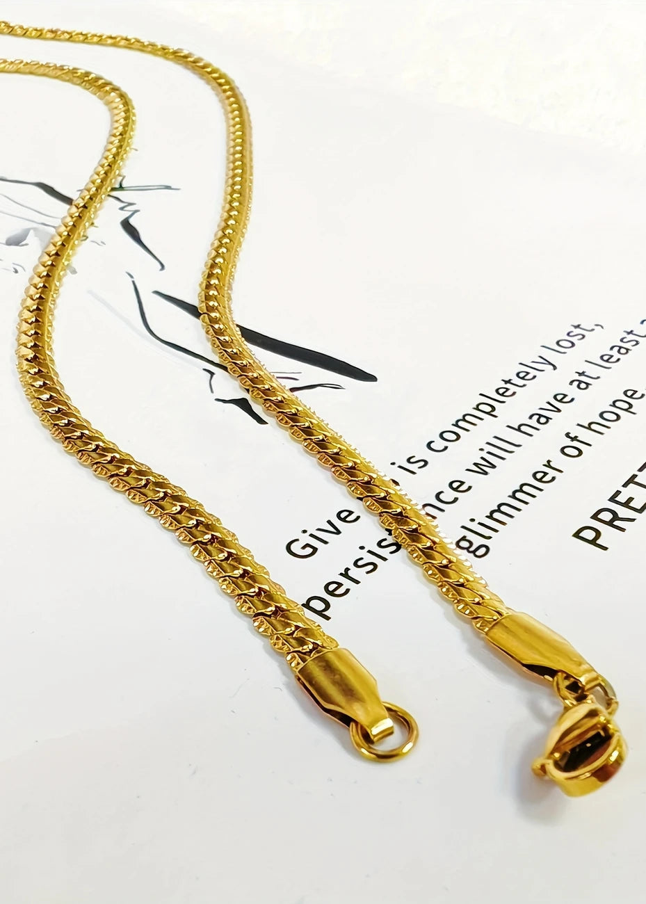 Golden Snake Chain – Rizz Accessories